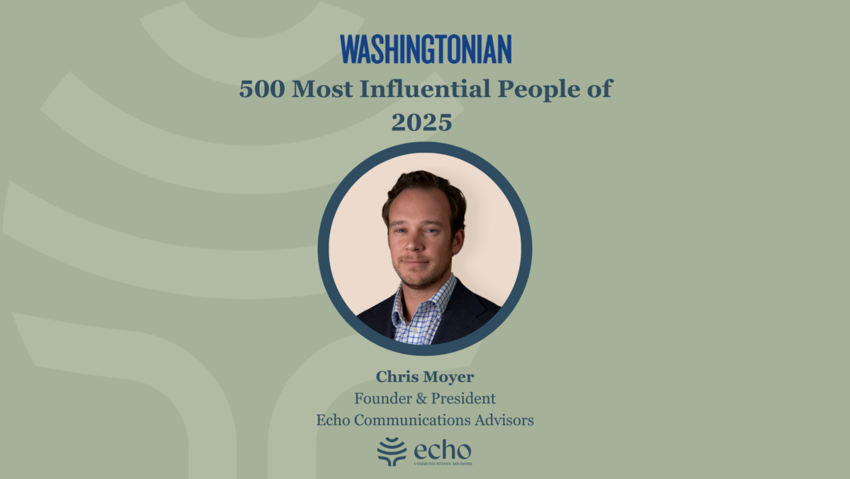 Echo Founder and President Chris Moyer Named One of Washington’s 500 ...